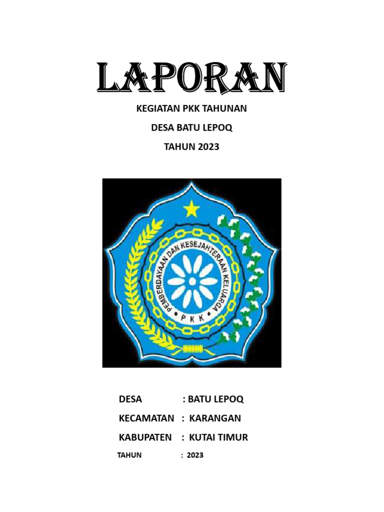 Laporan Tahunan PKK Batu Lepoq | PDF | Perjalanan