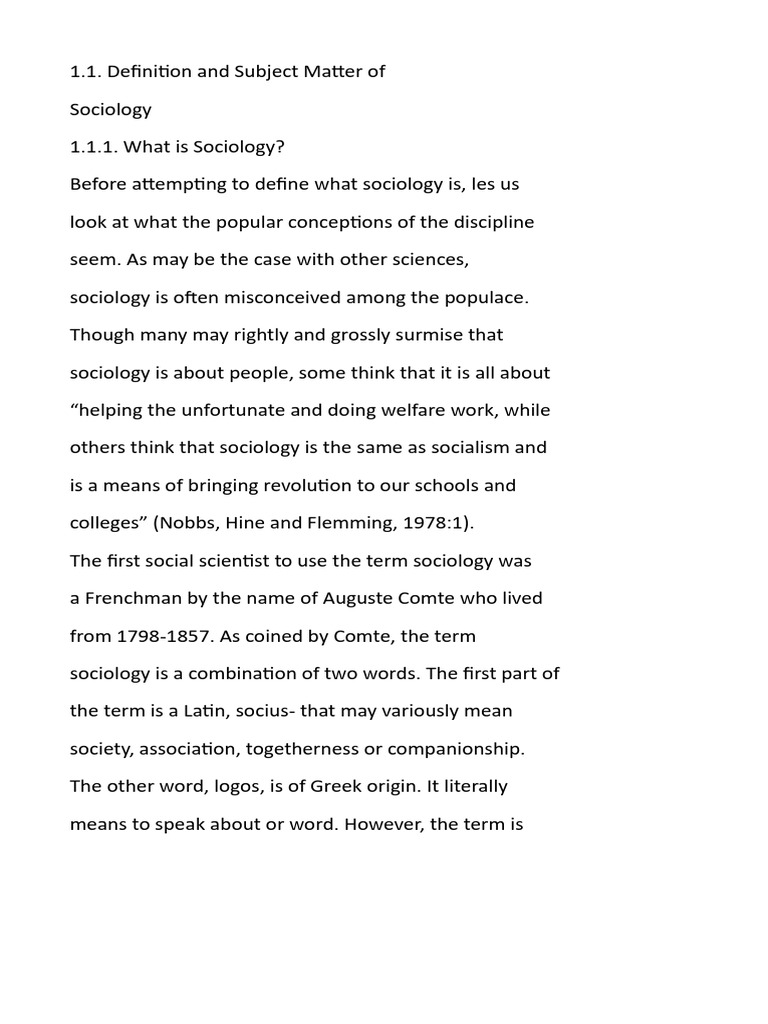 Introduction To Sociology | PDF | Sociology | Socialization Introduction To Sociology | PDF | Sociology | Socialization