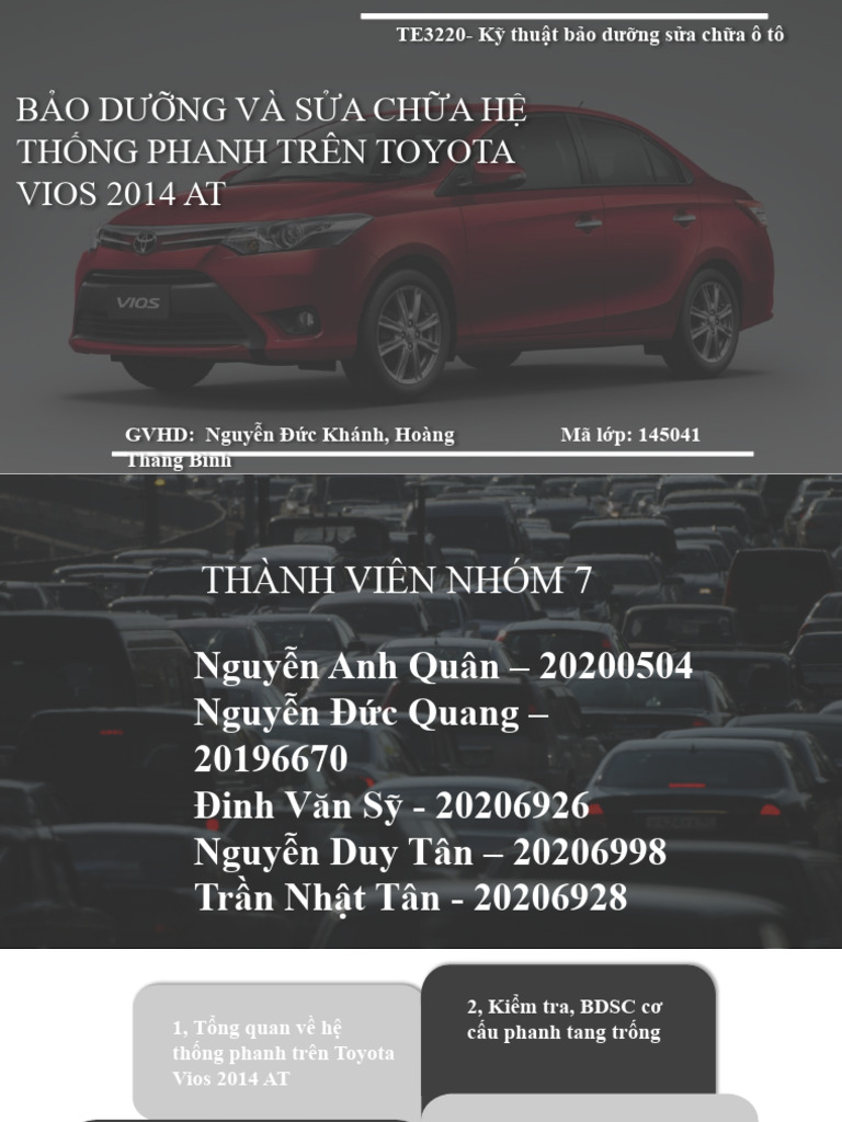 BDSC Hệ Thống Phanh | PDF