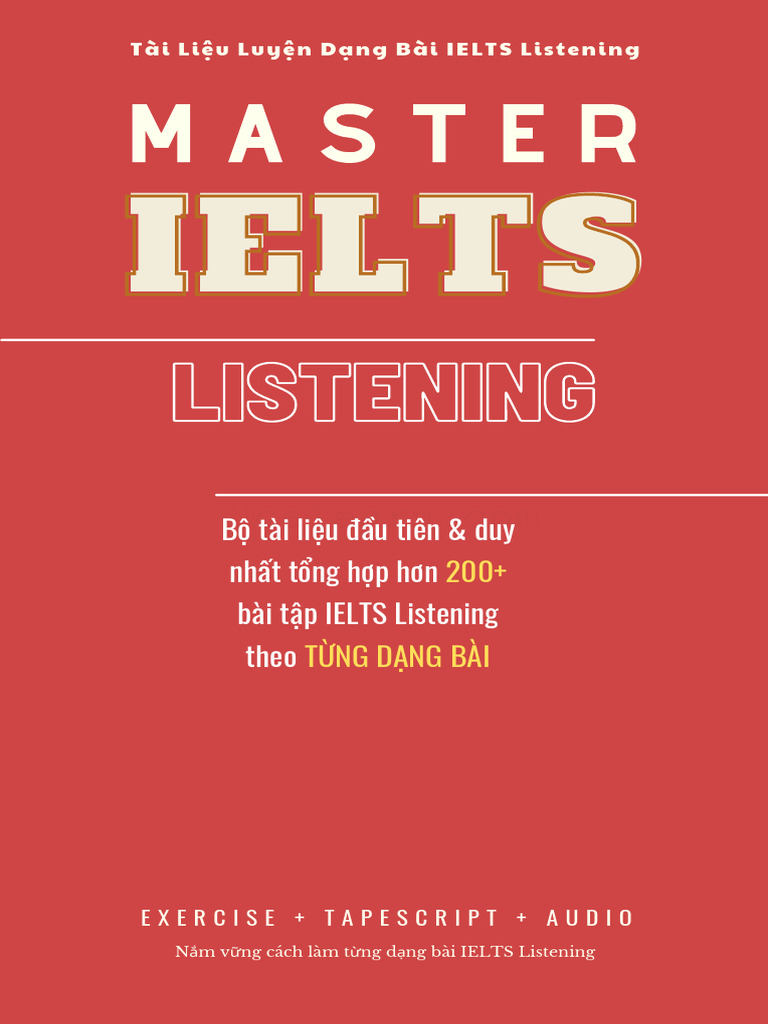 Master Ielts Listening - Unlocked | PDF