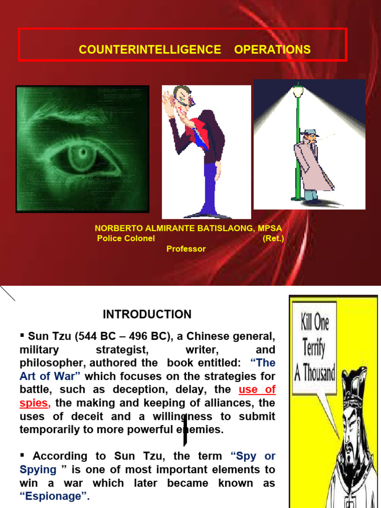 To 4. COUNTERINTELLIGENCE & PROFILING & THREATS TO NATIONAL SECURITY ...