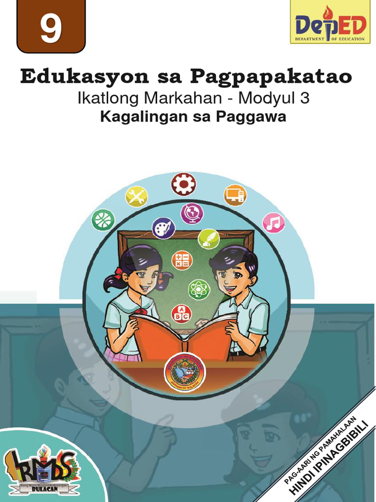 ESP 9 - Modyul 3 Kagalingan Sa Paggawa JENNIFER RECABO | PDF