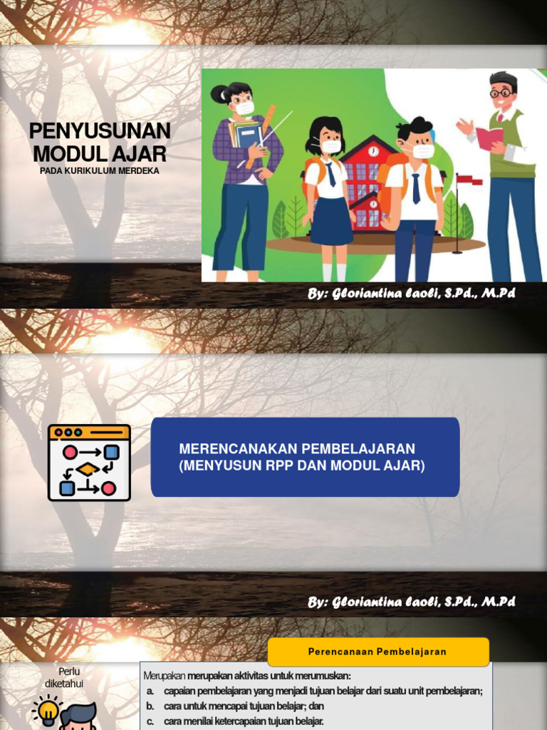 04 Penyusunan Modul Ajar | PDF