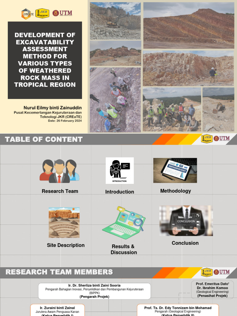 DEVELOPMENT OF EXCAVATIBILITY ASSESSMENT METHOD FOR VARIOUS TYPES OF ...