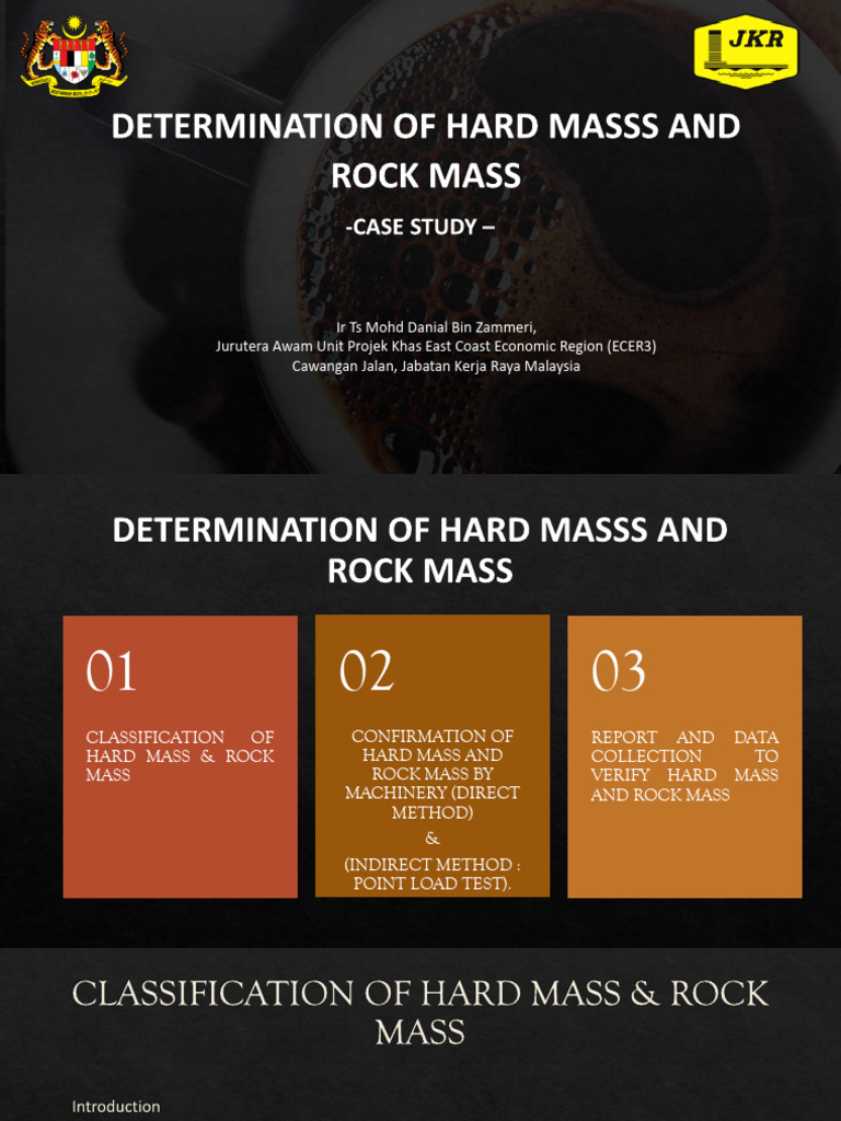 DETERMINATION OF HARD MASS & ROCK MASS | PDF