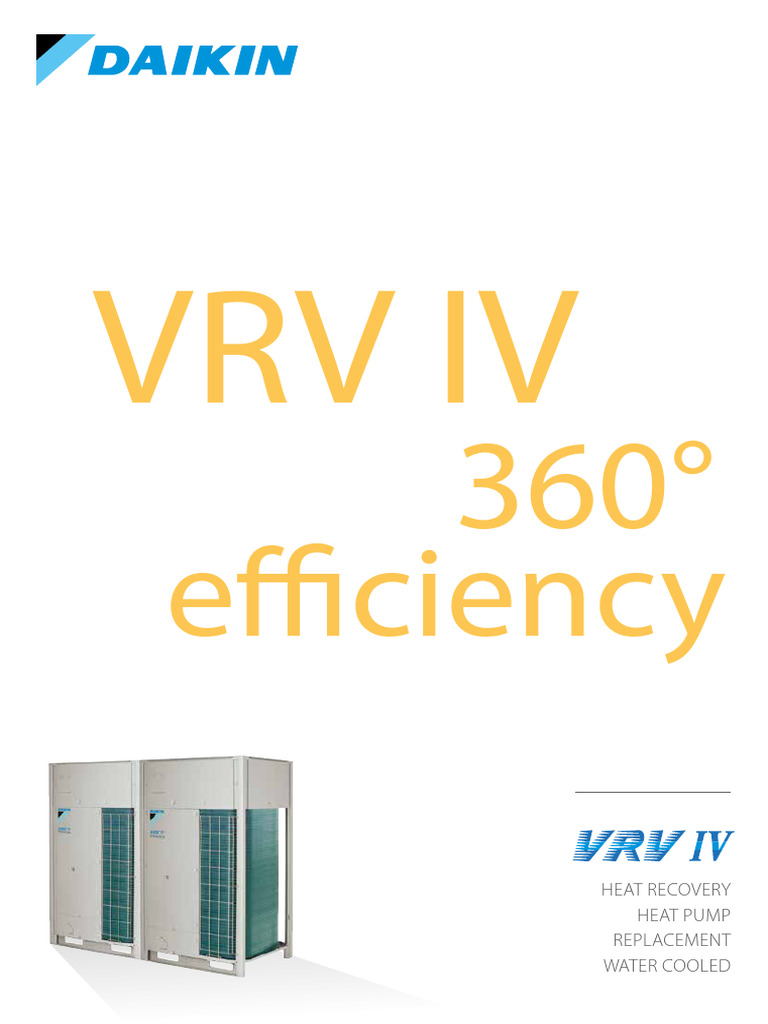 VRV IV Leaflet ECPEN14-206 Catalogues English | PDF | Electric Motor ...