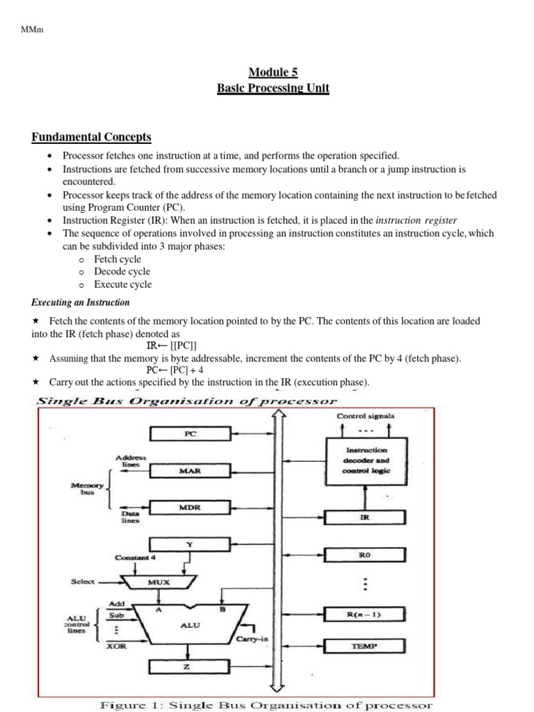 Module 5 Co | PDF | Central Processing Unit | Logic Gate
