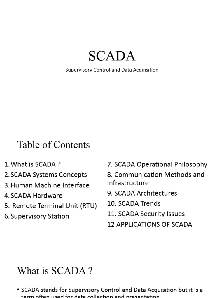 SCADA | PDF | Scada | Programmable Logic Controller SCADA | PDF | Scada | Programmable Logic Controller