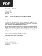 Pull Out Letter Format 2019 | PDF