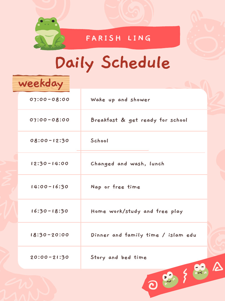Daily Weekday Planner | PDF