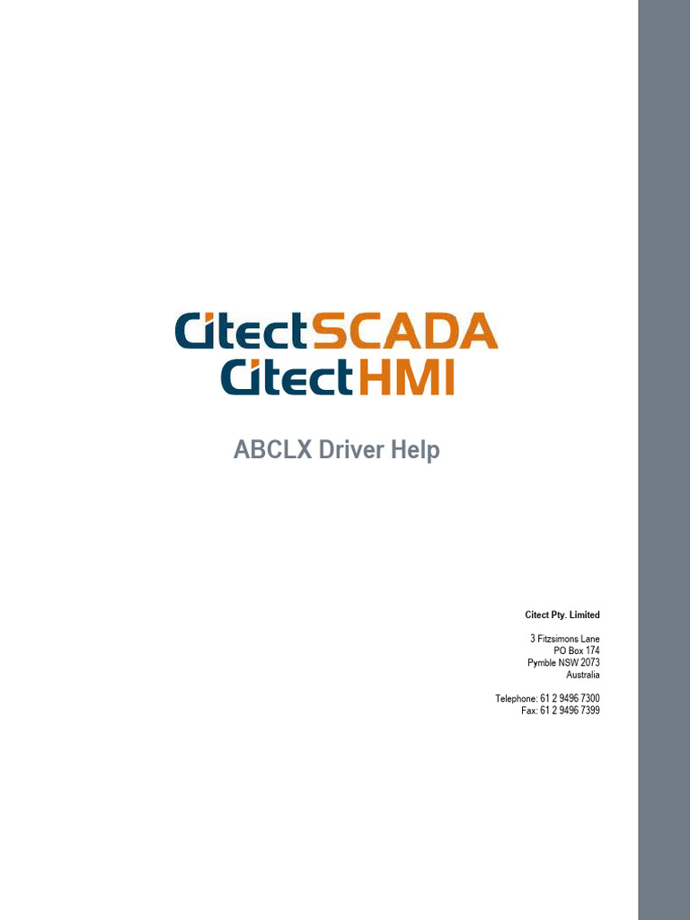 ABCLX Driver Help | PDF | Port (Computer Networking) | Data Type