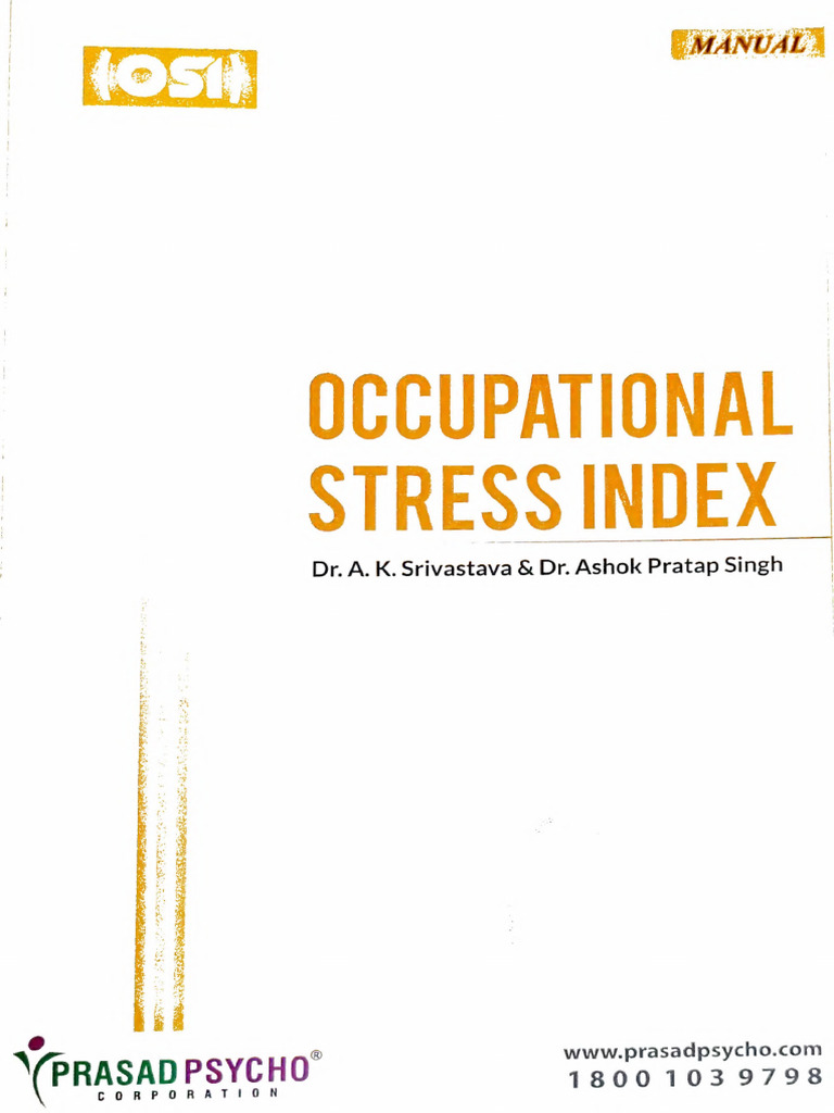 Osi | PDF | Stress (Biology) | Occupational Stress