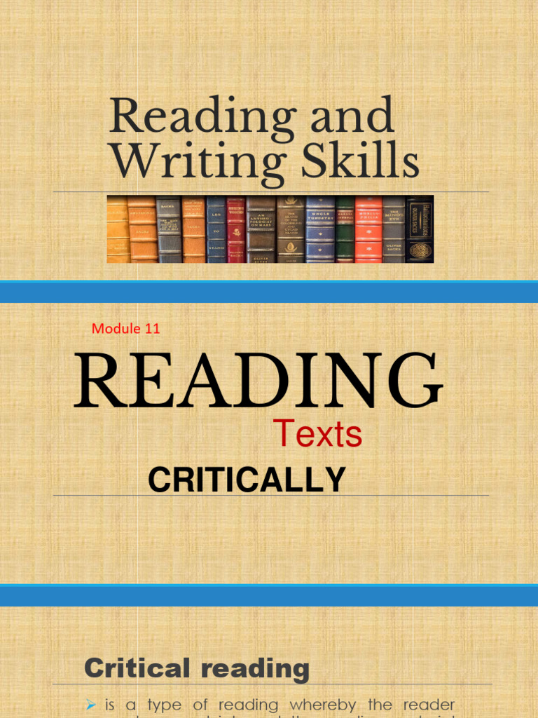 Reading and Writing Skills Module 11 | PDF | Intertextuality | Cognition