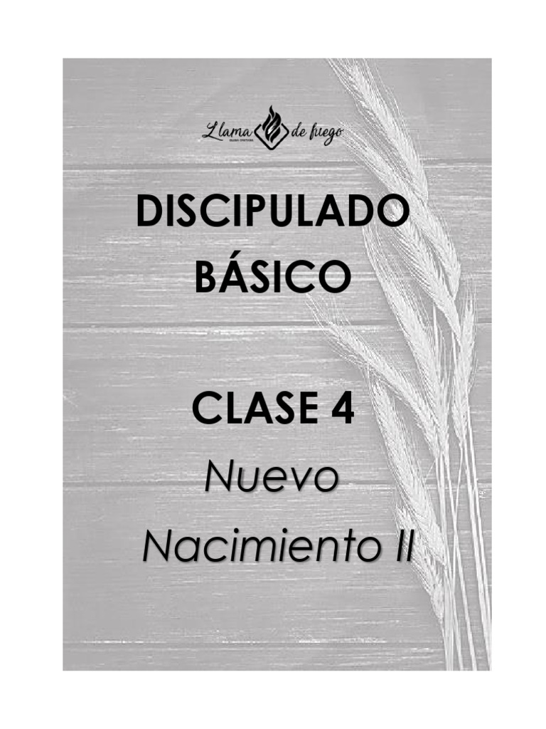 Discipulado Clase4 | PDF | Bautismo | Jesús