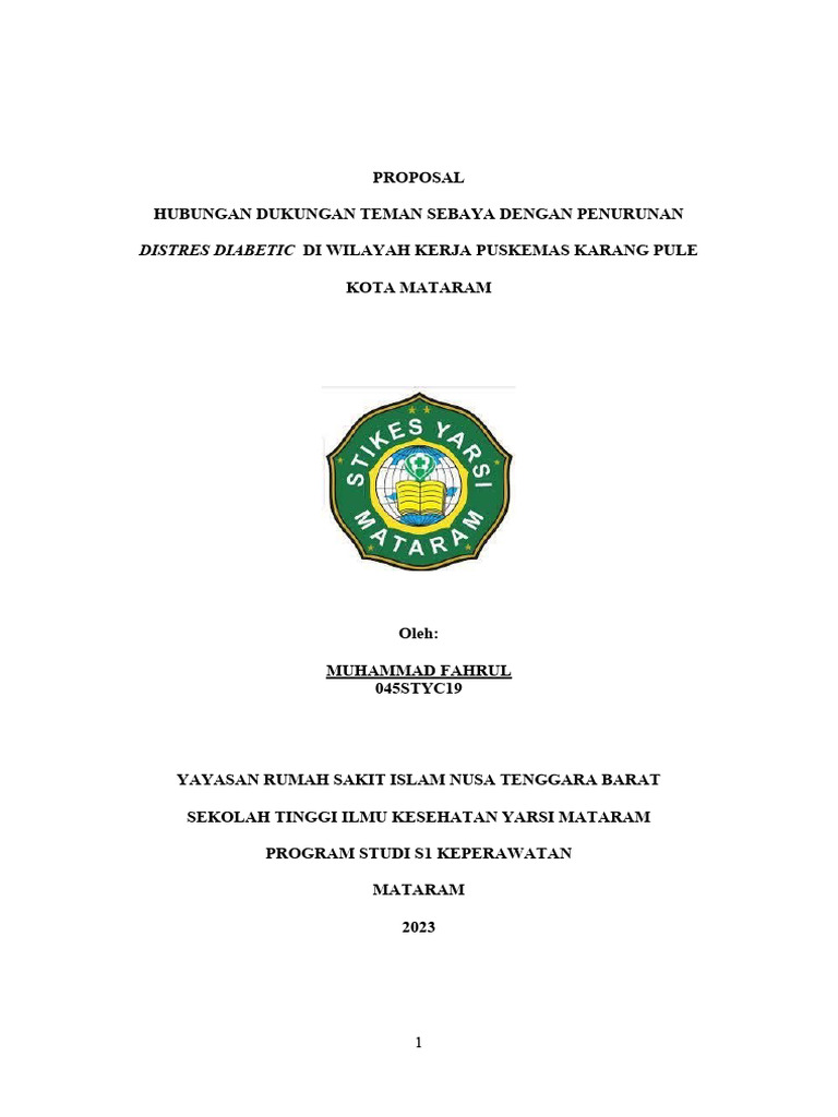 Proposal Terbaru 12 Juni 2023 | PDF
