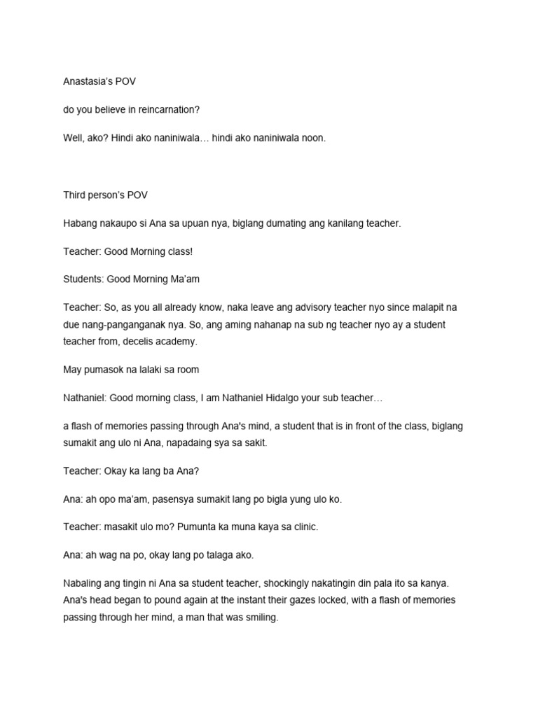 Script Story Cpar | PDF