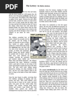 The Lottery (Short Story) | PDF | Travel | History
