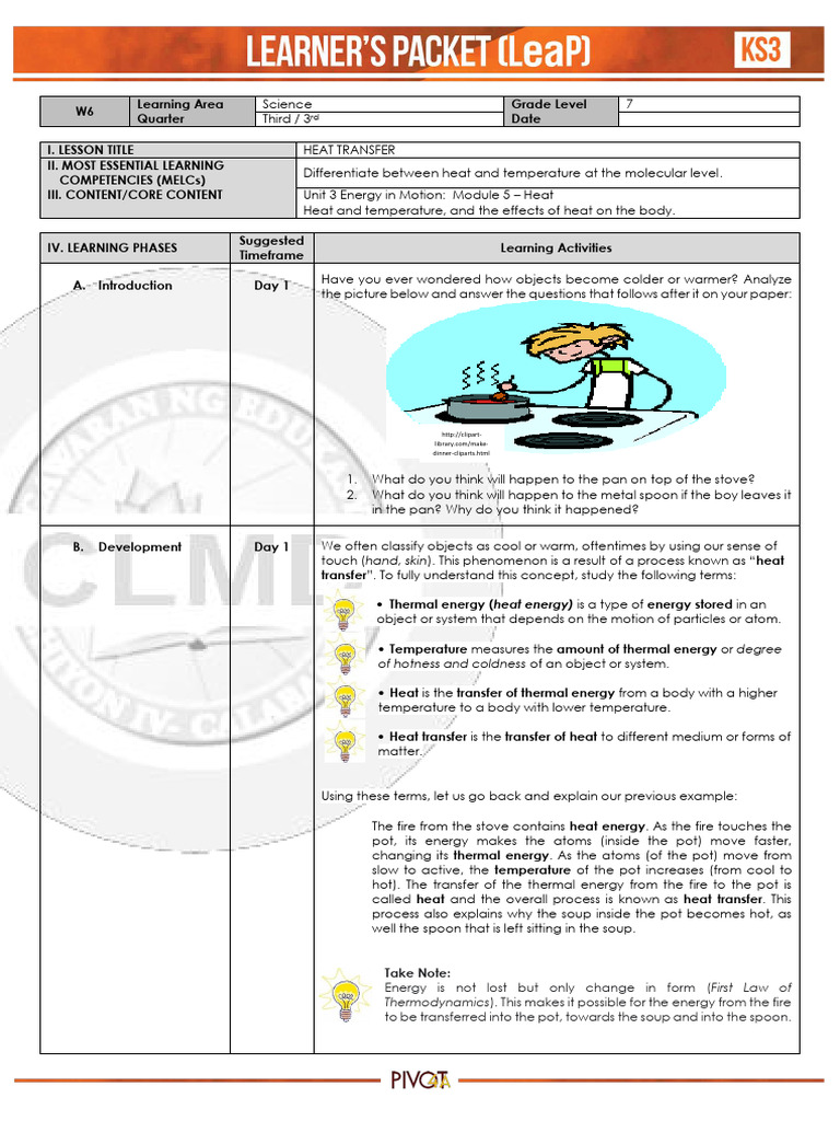 Grade 7: Understanding Heat Transfer | PDF | Heat | Heat Transfer