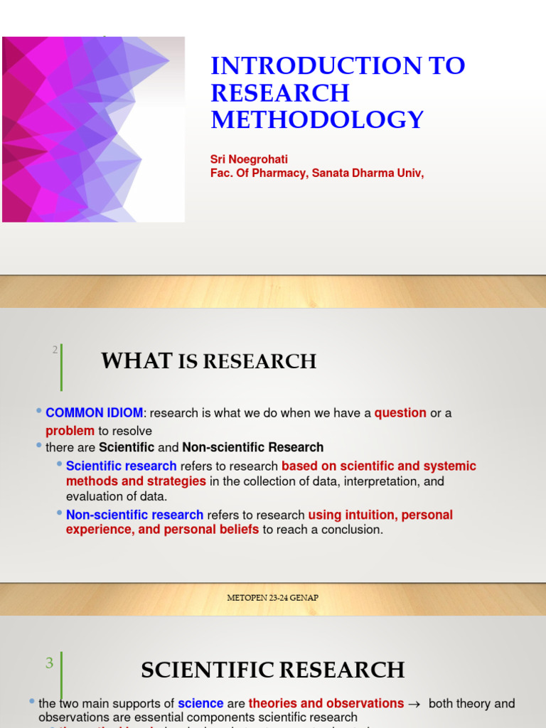 Intro | PDF | Methodology | Scientific Method