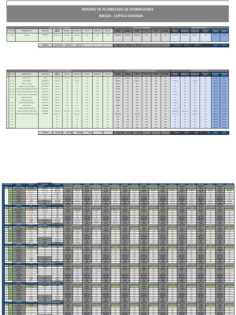 001-Control Estimacion -Brezza - Cupula Vivienda | PDF