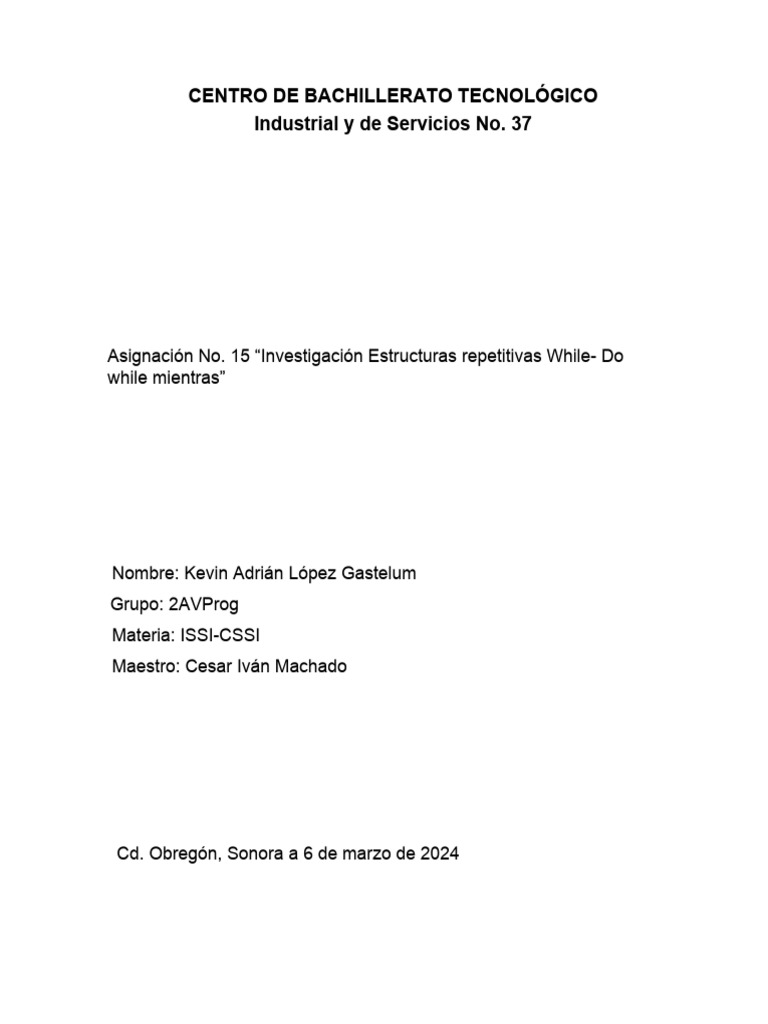 Estructuras While y Do-While en PSeInt | PDF | Flujo de control | Desarrollo de software