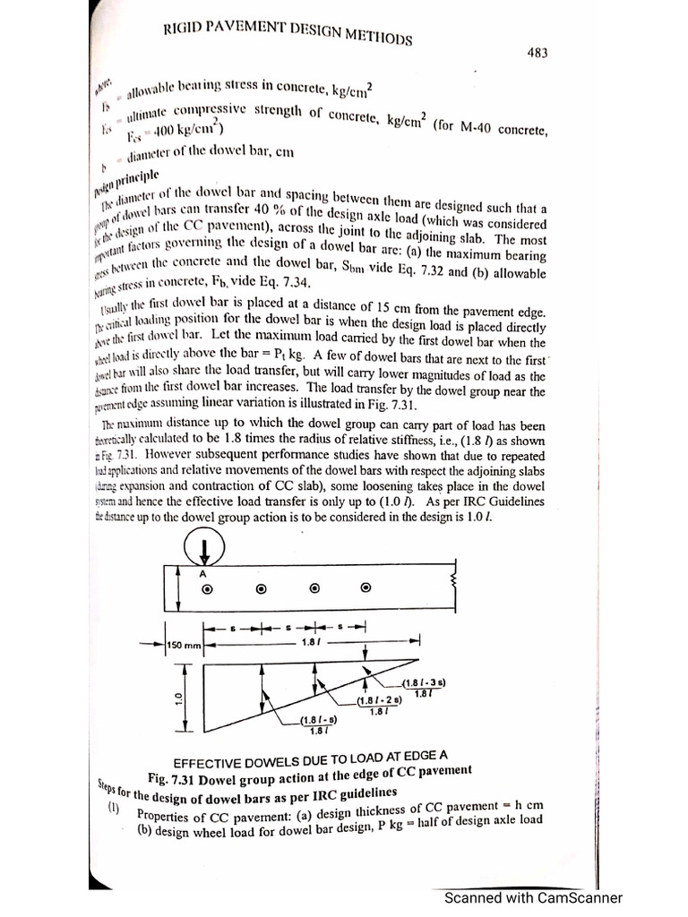 Unit 5 - rigid pavement design methods | PDF