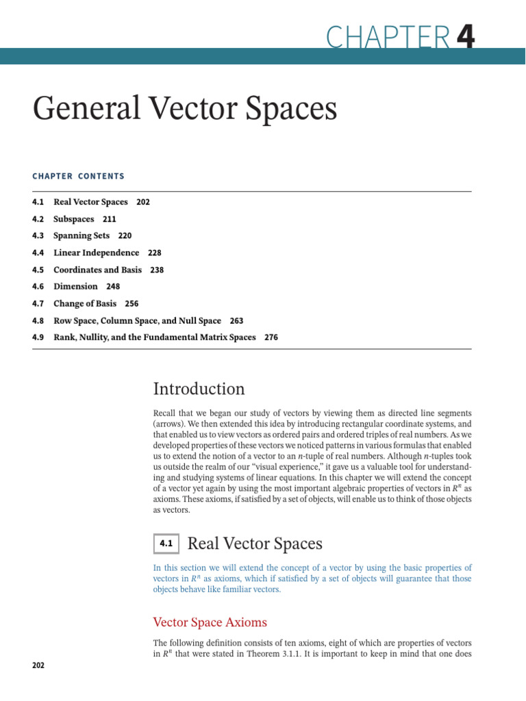 Pertemuan 1. Ruang Vektor | PDF | Vector Space | Function (Mathematics)