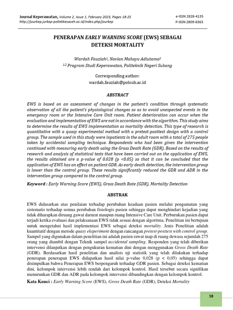 3.+18-25+wardah PENERAPAN+EARLY+WARNING+SCORE+ (EWS) +SEBAGAI+DETEKSI ...