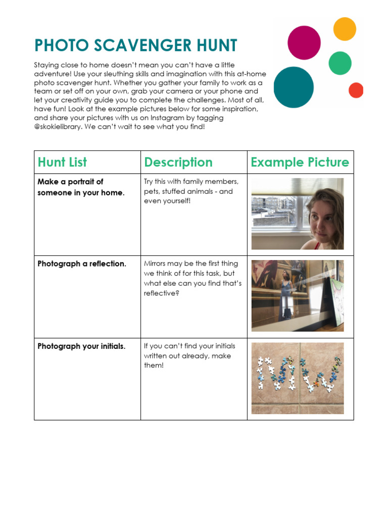 Photo Hunt | PDF | Photograph