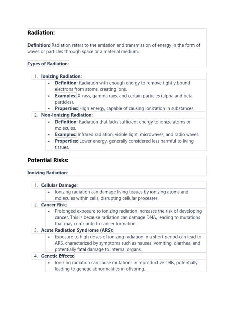 Radiation-Pollution | PDF | Ionizing Radiation | Air Pollution