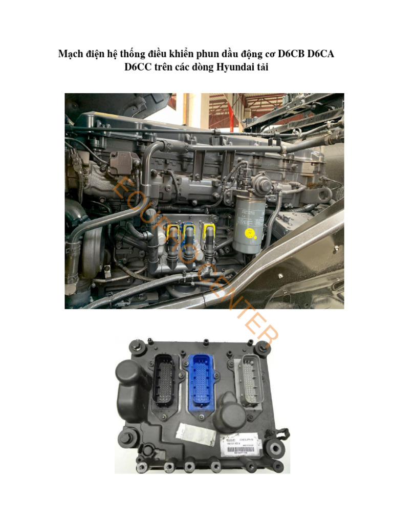 D6CB D6CA Engine Control System Wiring | PDF | Automotive Technologies ...