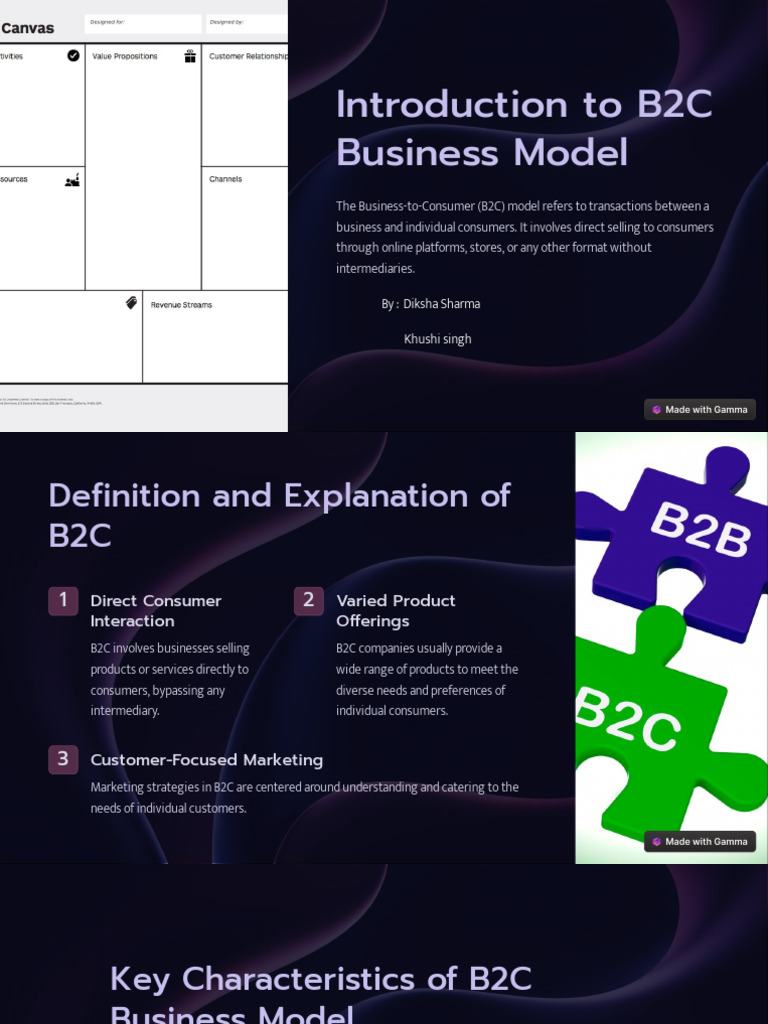 Introduction-to-B2C-Business-Model | PDF | Retail | Marketing