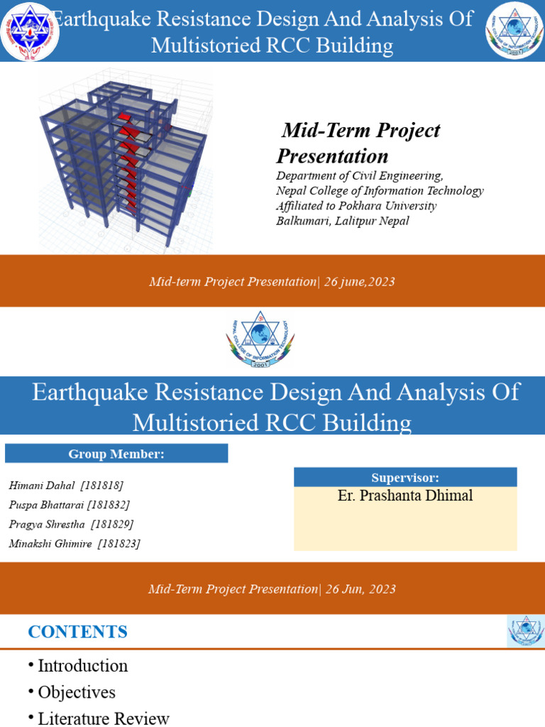 Earthquake Resistance Design Analysis | PDF | Beam (Structure ...
