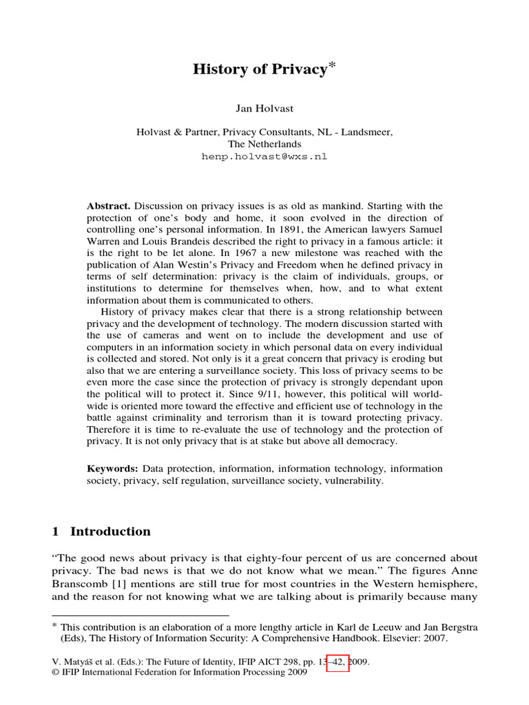 Evolution of Privacy Rights and Technology | PDF | Radio Frequency ...