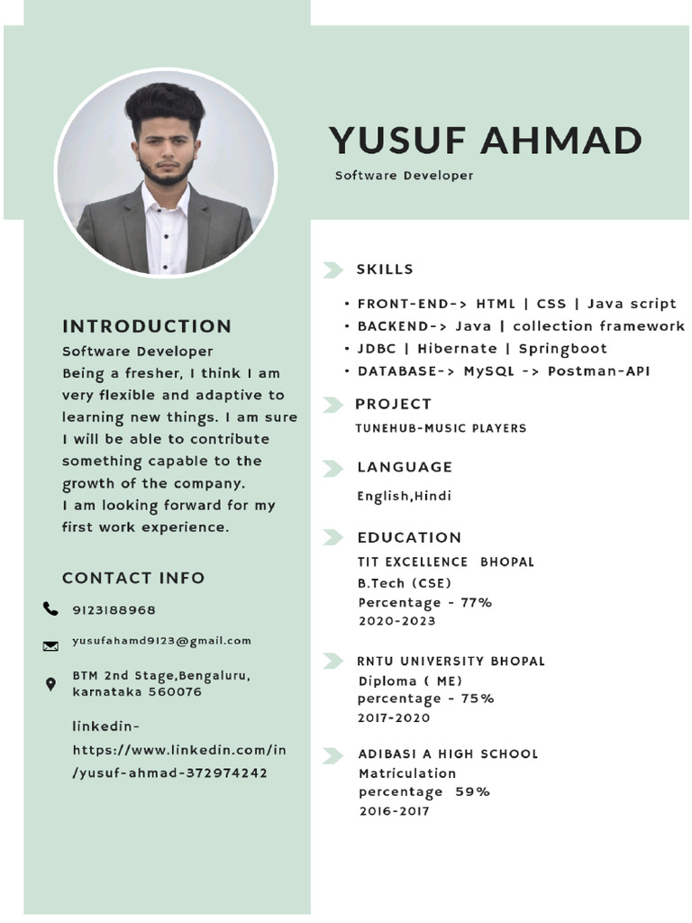 Yusuf - 2024-RESUME | PDF