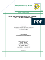 Students' and Teachers' Perception On The Implementation of The Zero ...