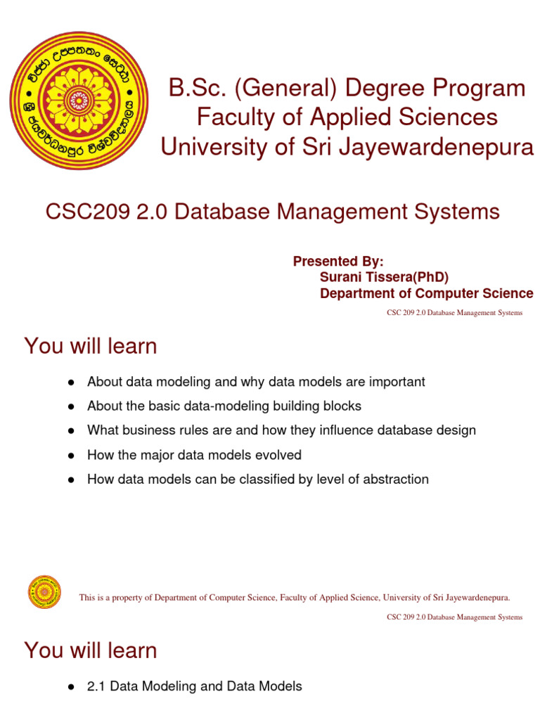 L2 Csc209 20 Database Management Systems Pdf Relational Database Databases 