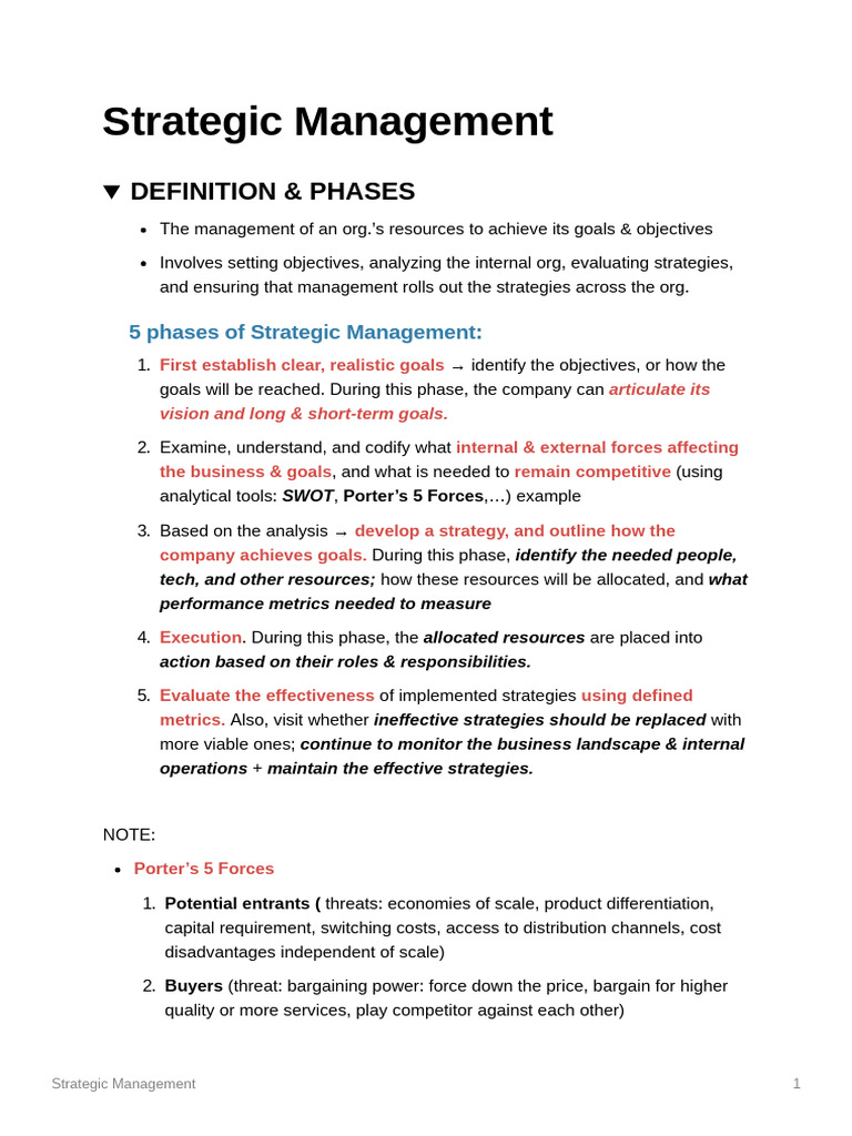 Strategic_Management | PDF | Strategic Management | Product (Business)
