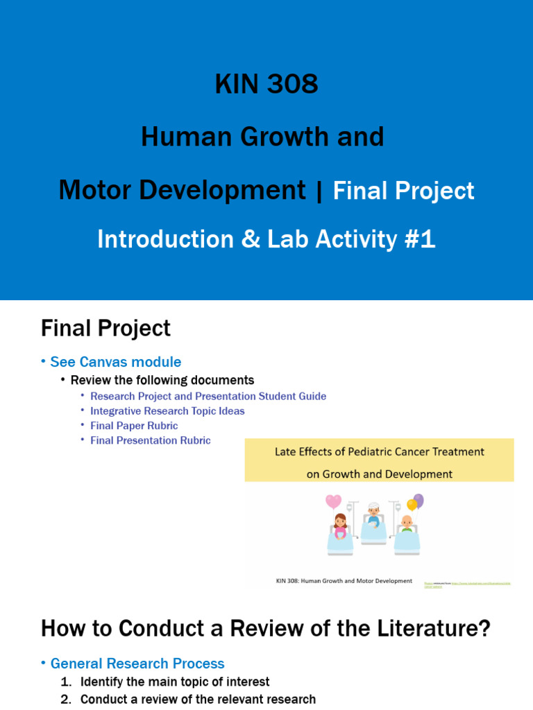 KIN 308: Growth & Motor Development Project | PDF | Career & Growth | Art