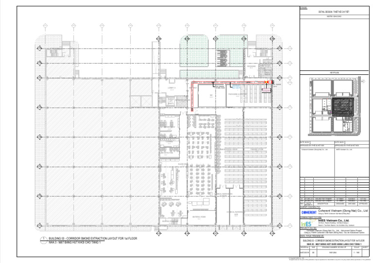 1651204 Building 03 - Corridor Smoke Extraction Layout for 1st Floor | PDF