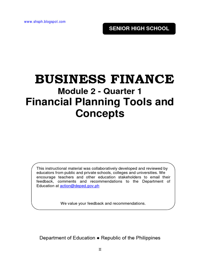 Business Finance Module 2-Pages | PDF | Balance Sheet | Equity (Finance)