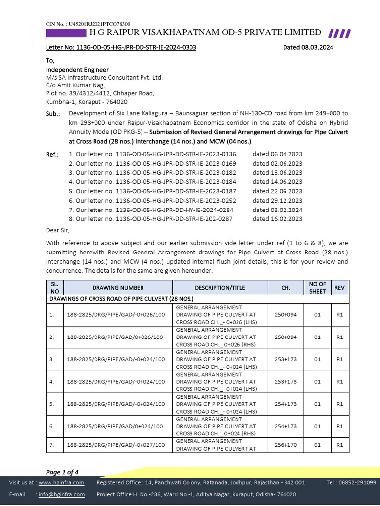 1136 Od 05 HG JPR DD STR Ie 2024 0303 | PDF | Civil Engineering ...