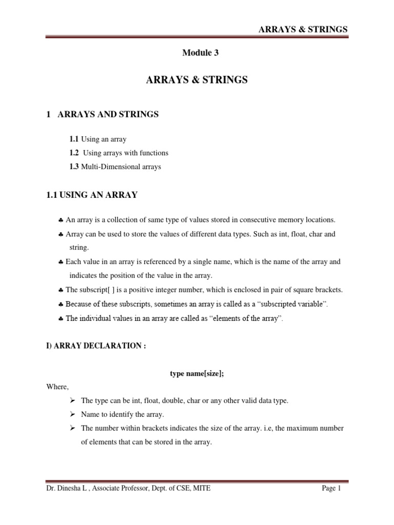 module 3 | PDF | Data Type | Integer (Computer Science)