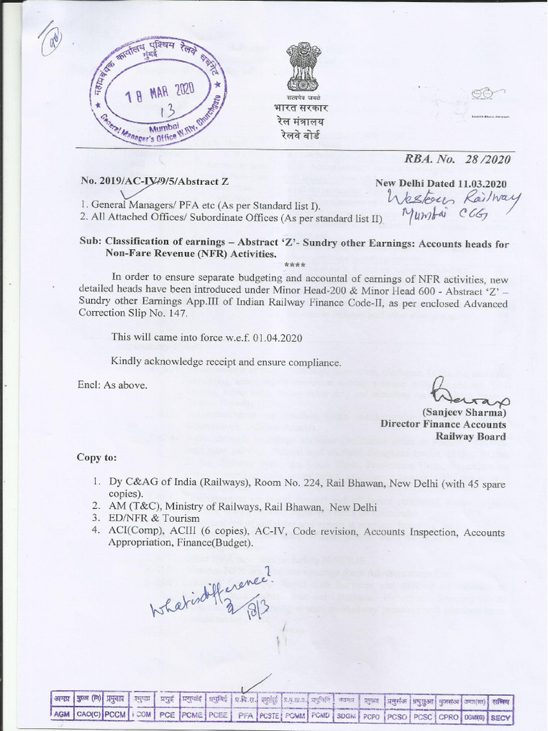 Classification of Earnings NFR | PDF