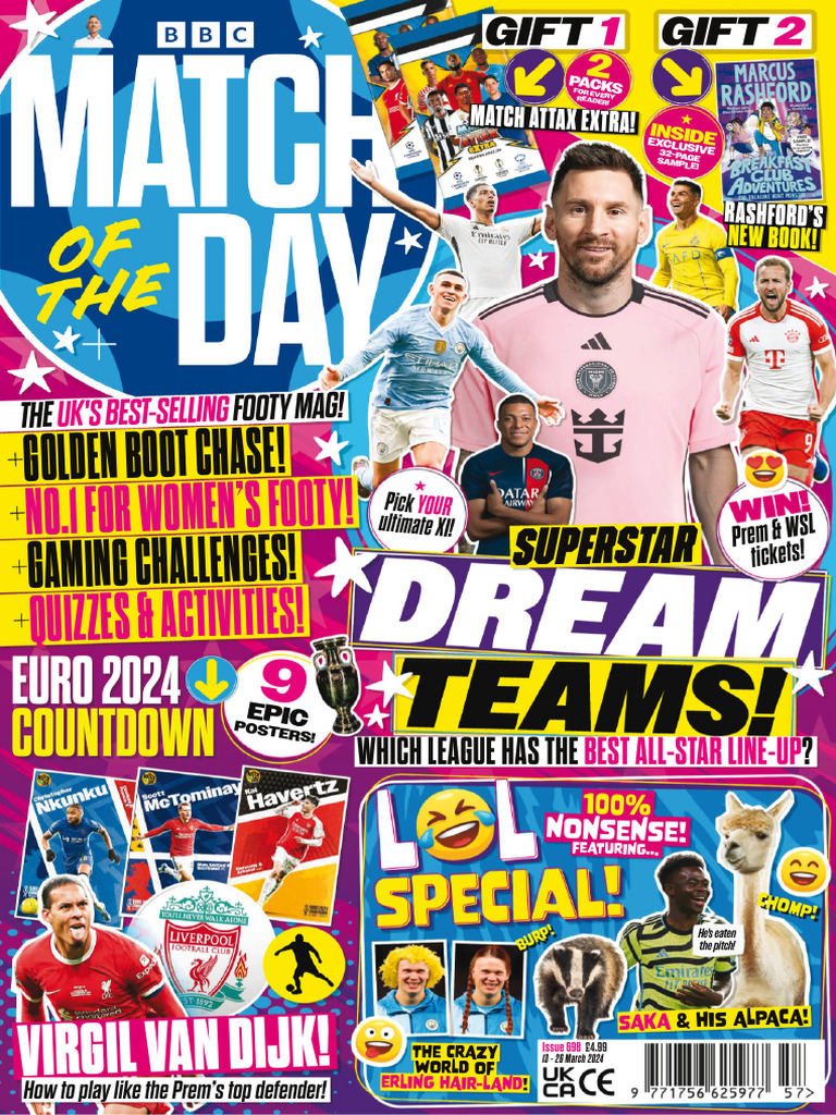 Match of The Day I698 2024 | Download Free PDF | Fc Barcelona ...