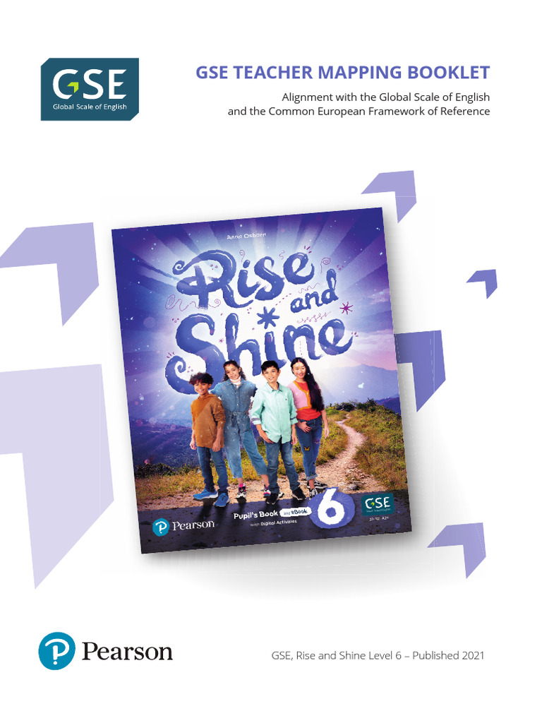 Rise and Shine L6 GSE Teacher Mapping Booklet | PDF | Learning ...