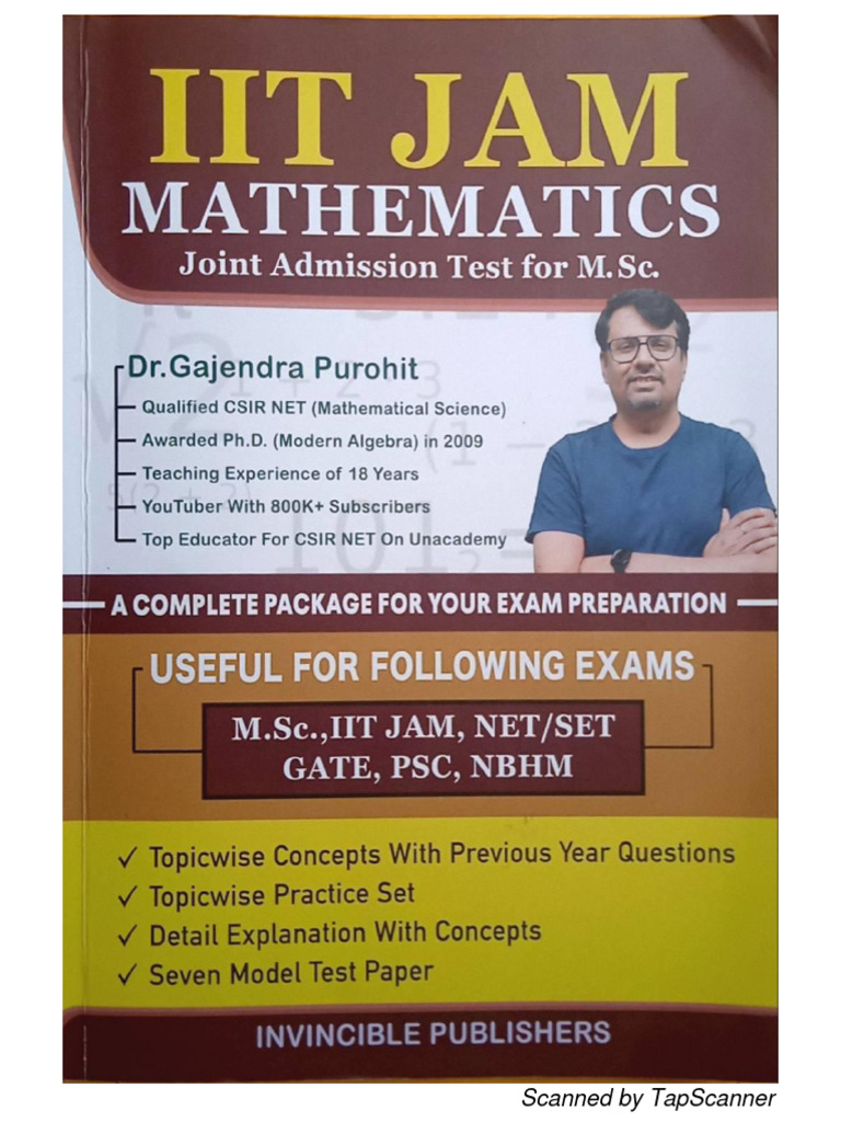 Iit Jam GP Sir Book PDF | PDF