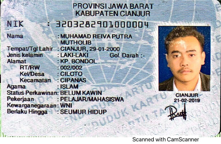 KTP - M.reiva Putra | PDF