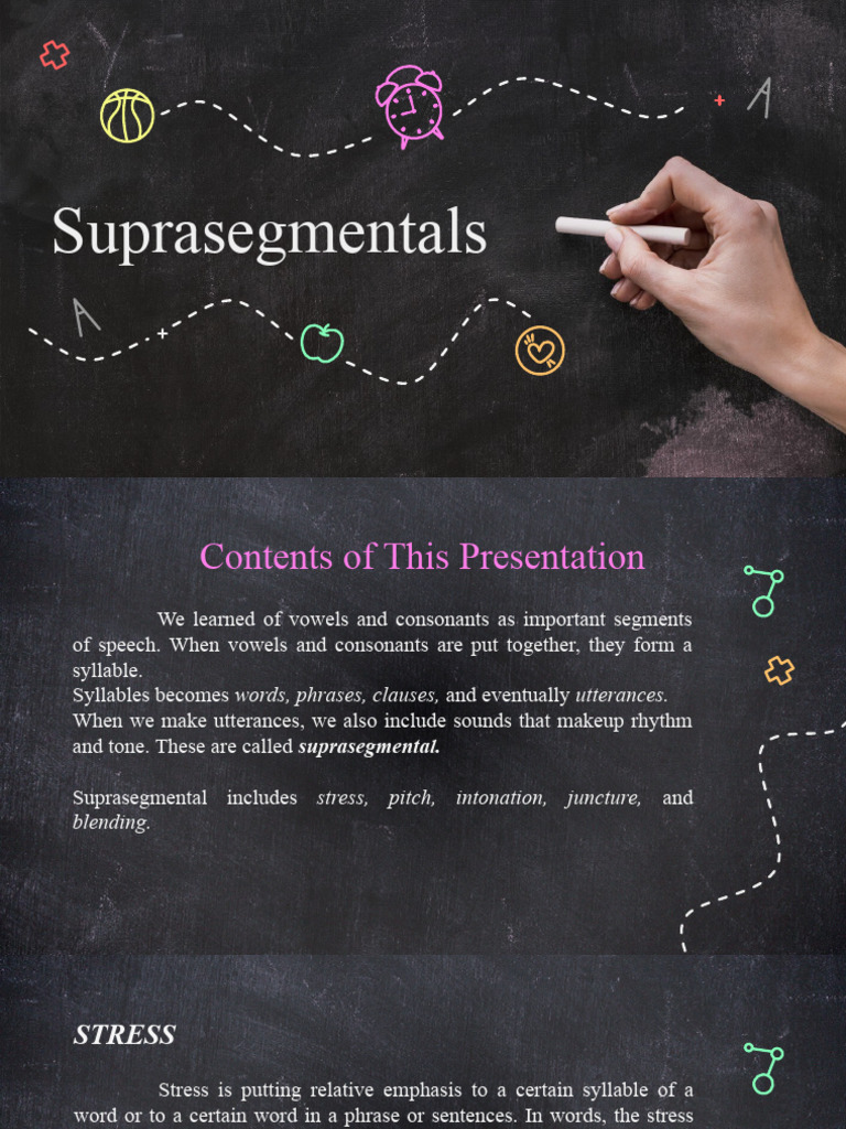 MC ELT 7 Suprasegmentals | PDF | Stress (Linguistics) | Syllable