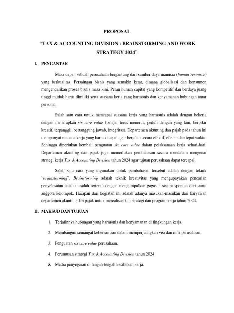 Proposal Outing Akunting 2024 Print Final - Bogor | PDF